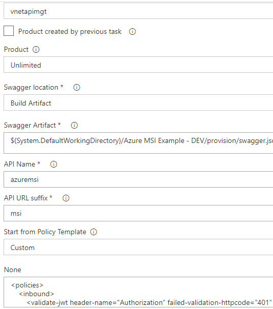 [DEV-OMV] API Management Suite - Visual Studio Marketplace